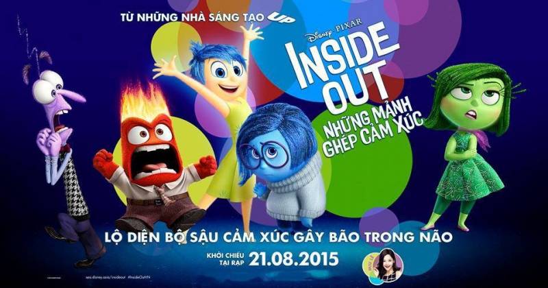 Những Mảnh Ghép Cảm Xúc - Inside Out - Thông tin, Lịch chiếu, Trailer