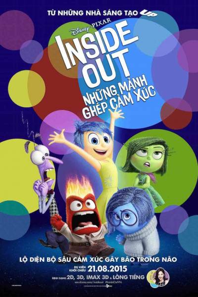 Những Mảnh Ghép Cảm Xúc - Inside Out - Thông tin, Lịch chiếu, Trailer